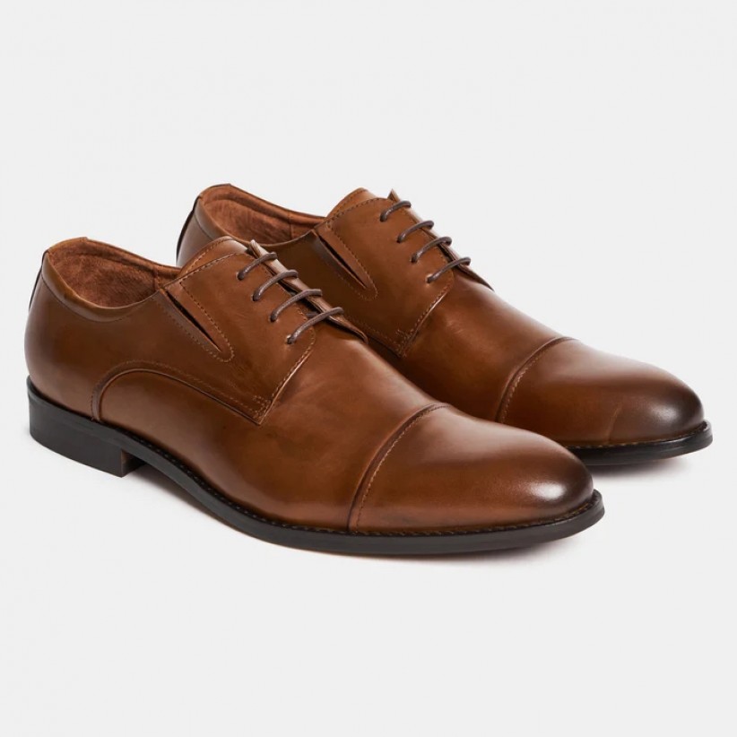 TGA, Sko, Derby 1010, Cognac